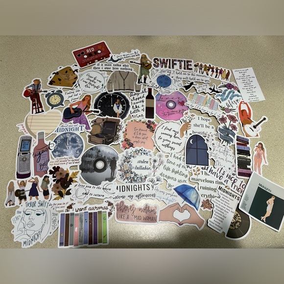 Other | 5 Piece Taylor Swift Stickers | Poshmark